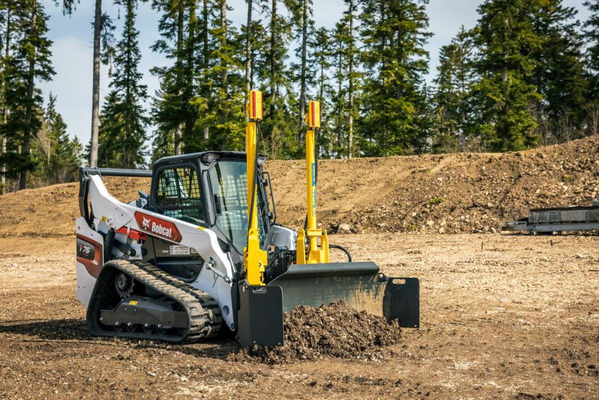 Trimble Earthworks für Bobcat 6-Wege-Schild