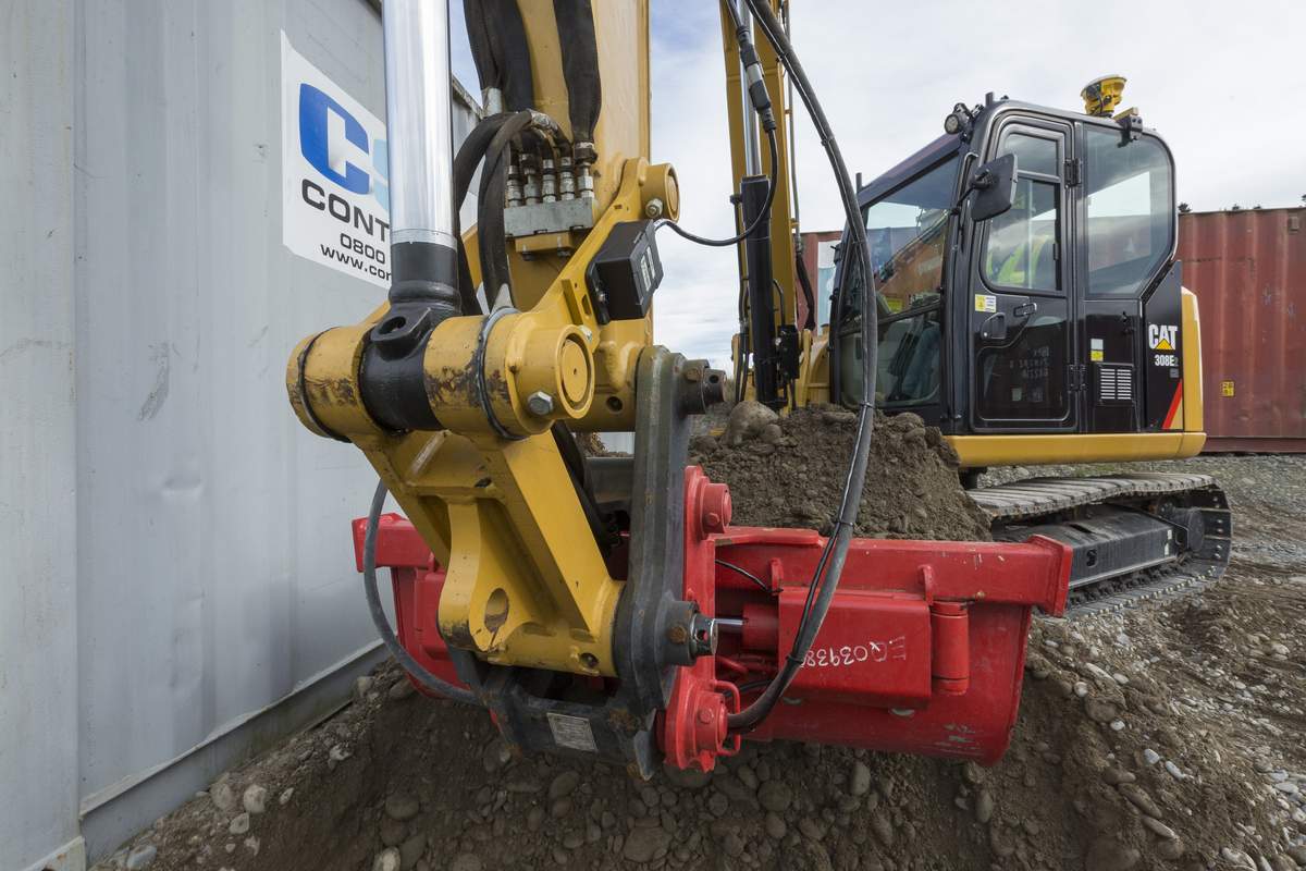 Trimble Earthworks Vers. 1.10: Bagger