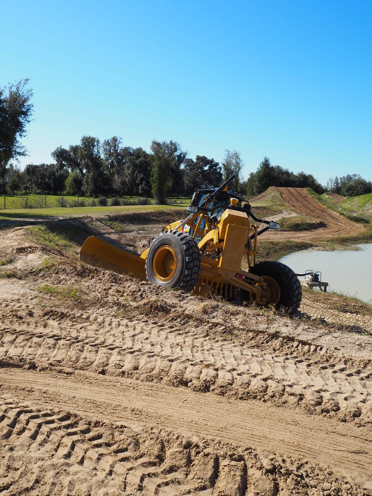 Trimble Maschinensteuerung für Grader