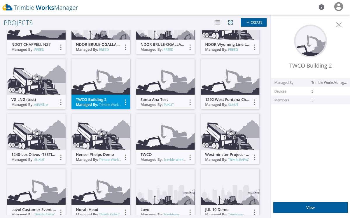 Trimble WorksManager