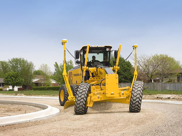 Trimble Maschinensteuerung für Grader